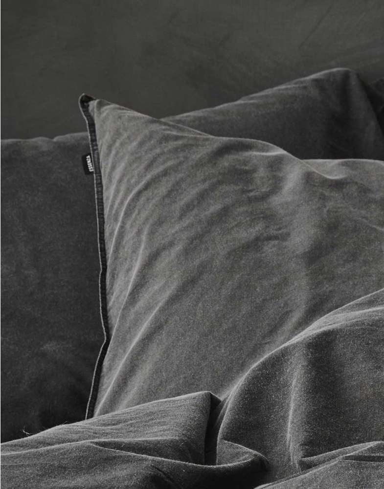 Essenza Renforcé Bettwäsche Guy Anthrazit 135 x 200 cm + 80 x 80 cm 8715944437684 | eBay.de